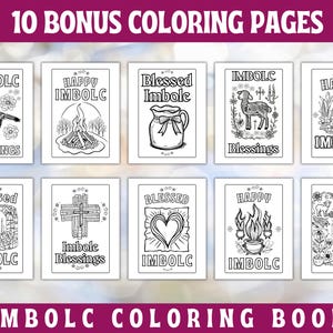 Printable Imbolc Coloring Cards Imbolc Blessings Homeschool Pagan ...