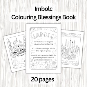 Imbolc Blessings Colouring Book - Brigid's Cross Pagan Printables ...