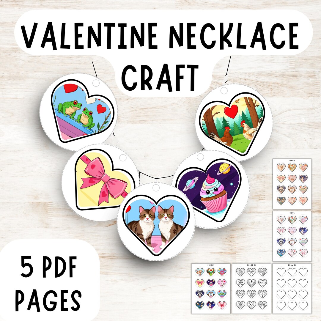 Valentine Craft Activity for Toddlers and Kids Classroom and Homeschool ...