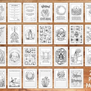 Ostara Coloring Book: Spring Equinox Pagan Printables (digital Download ...