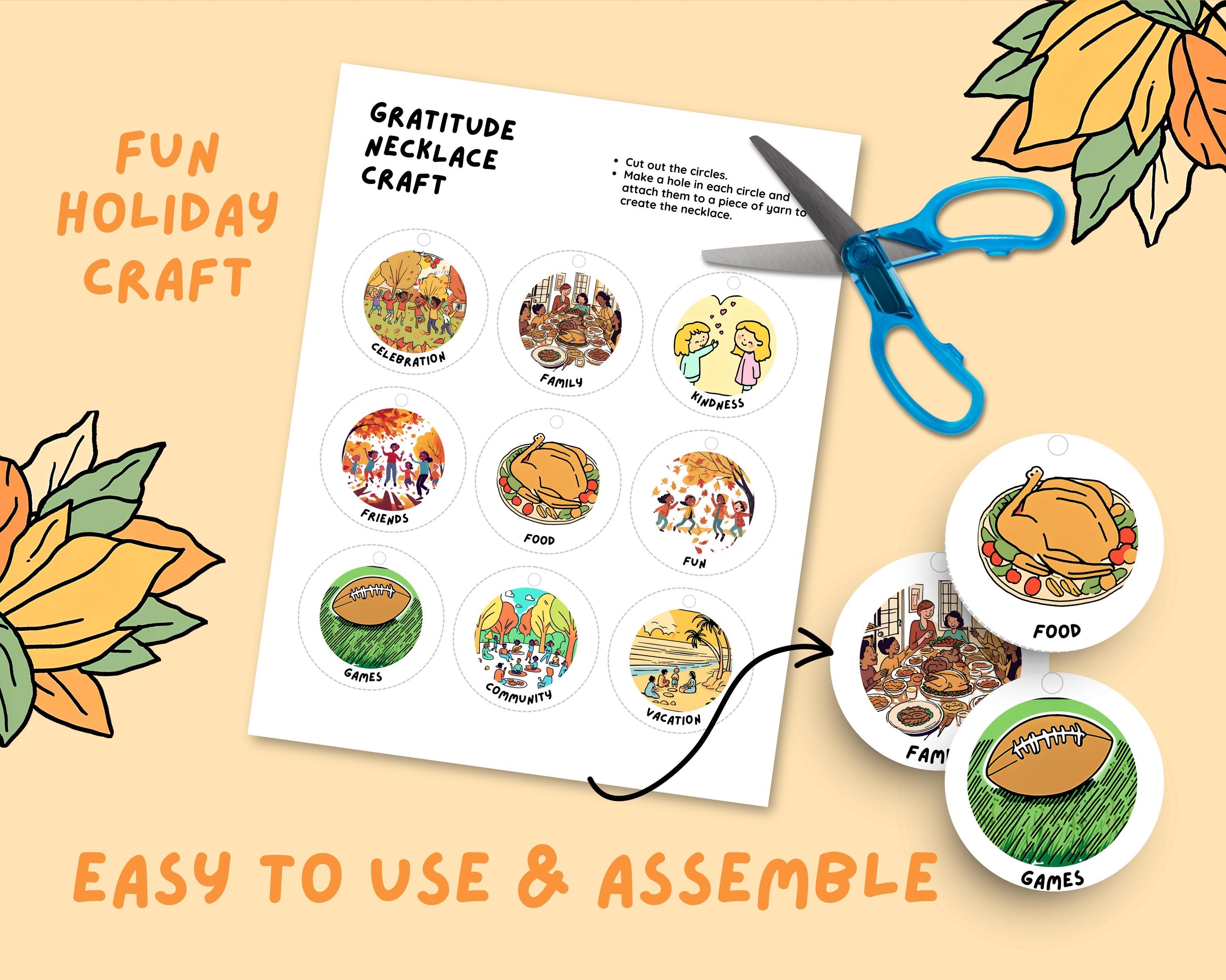 Thanksgiving Gratitude Craft for Kids - Family Fall Activity ...