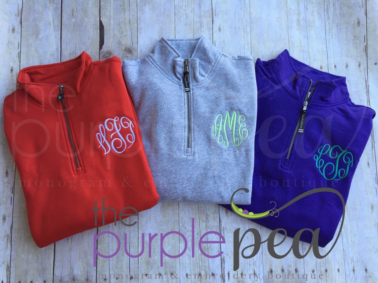 Quarter Zip Monogrammed Sweatshirts, Christmas Sweater, Monogrammed ...