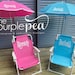 Monogrammed Kid's Beach Chair W/ Umbrella, Personalized Beach Chair - Etsy