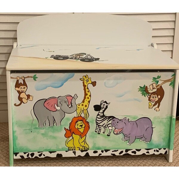 Jungle Toy Box - Etsy