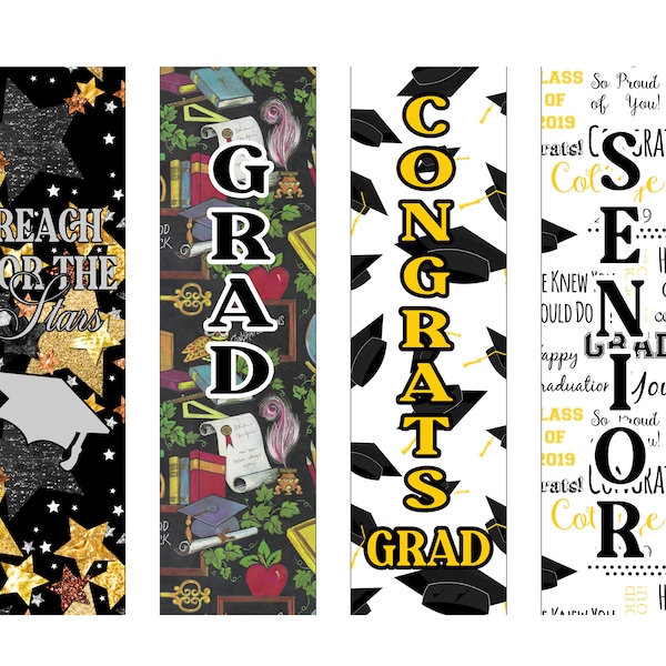 Graduation Bookmarks Printable - Etsy