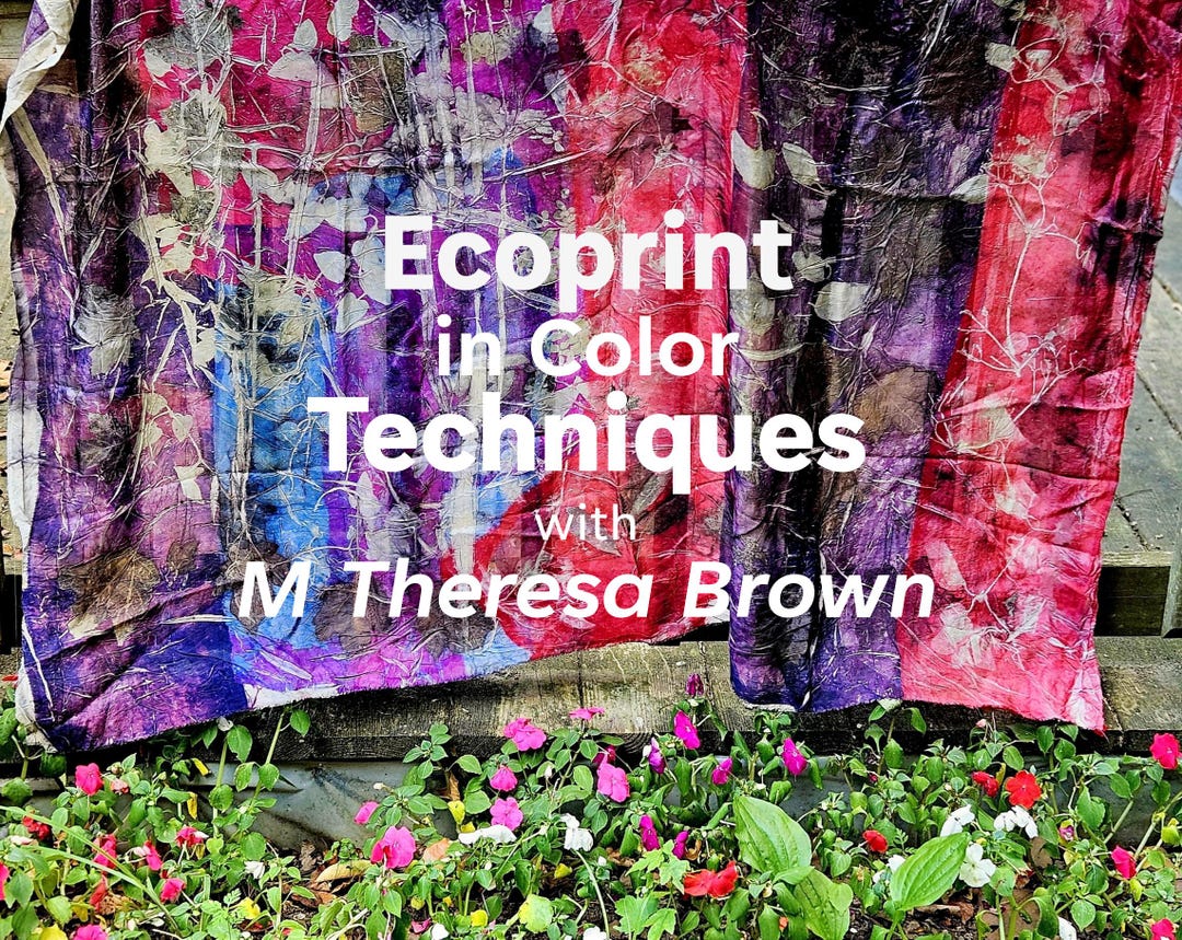 New, Updated Ecoprint Techniques in COLOR, PDF Tutorial to Add Colors to Silk, Wool, Cotton ...