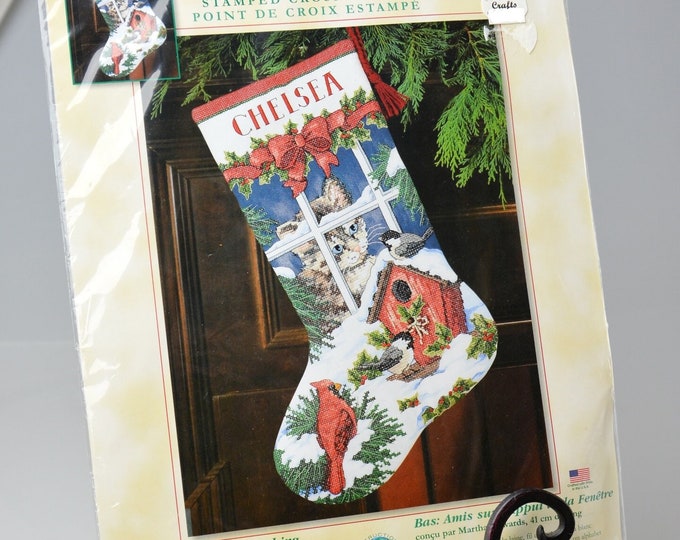 DIY Christmas Stocking Dimensions Windowsill Pals Stocking Stamped ...