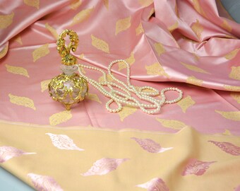 Jumbo Scale Pink Rococo Fabric Romantic Rococo Damask by Patricia Lima ...