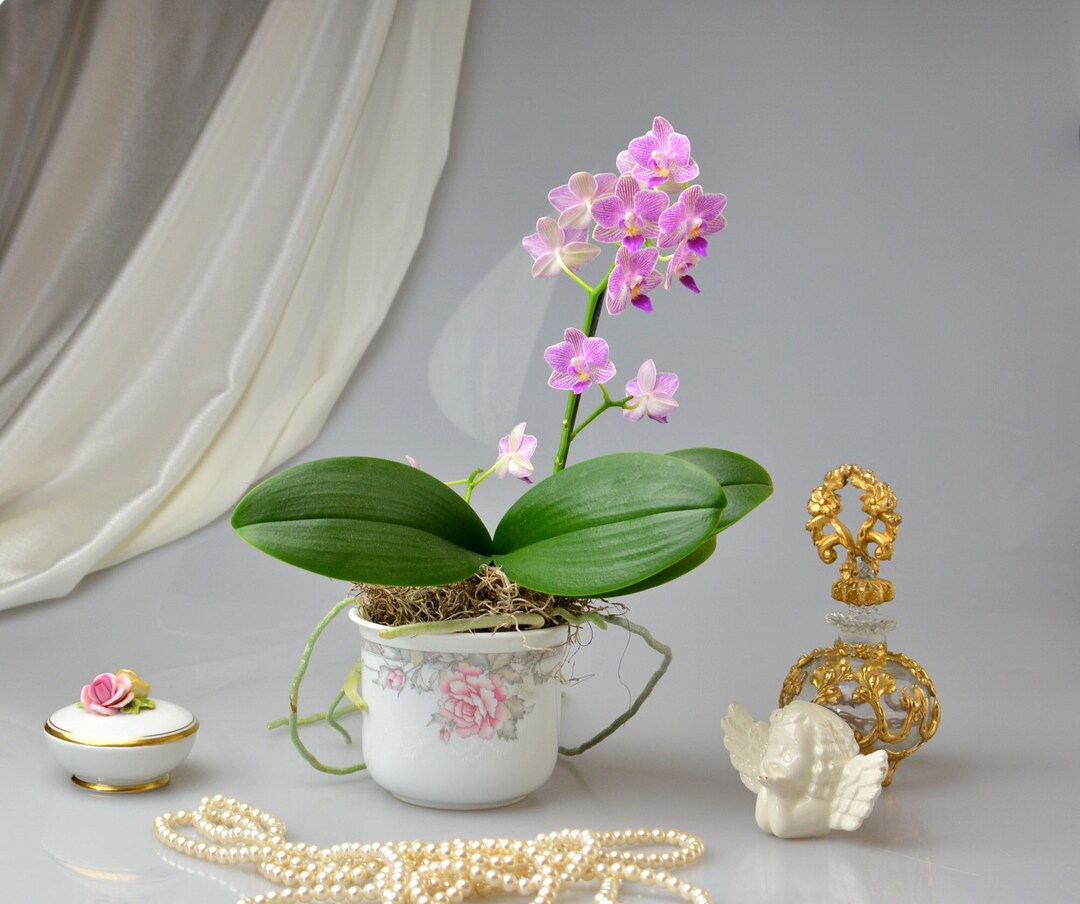 Porcelain Cache Planter Flower Pot Made in 1990 by FTD Japan House ...