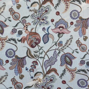 Jacobean Tapestry Jacquard Upholstery Fabric Home Decor Floral Jacquard ...