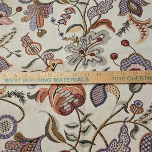 Jacobean Tapestry Jacquard Upholstery Fabric Home Decor Floral Jacquard ...