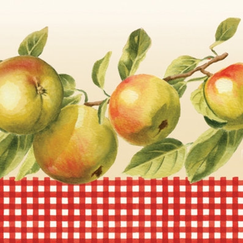Apple Decoupage Paper Napkins Fruit Tissue Napkins for - Etsy