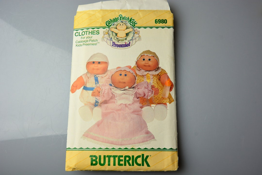 Cabbage Patch 16" Doll Clothes Pattern Butterick 6934, 6507 Butterick ...