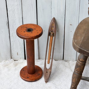 Large Industrial Textile Mill Spool Wooden Rustic Farmhouse Primitive ...