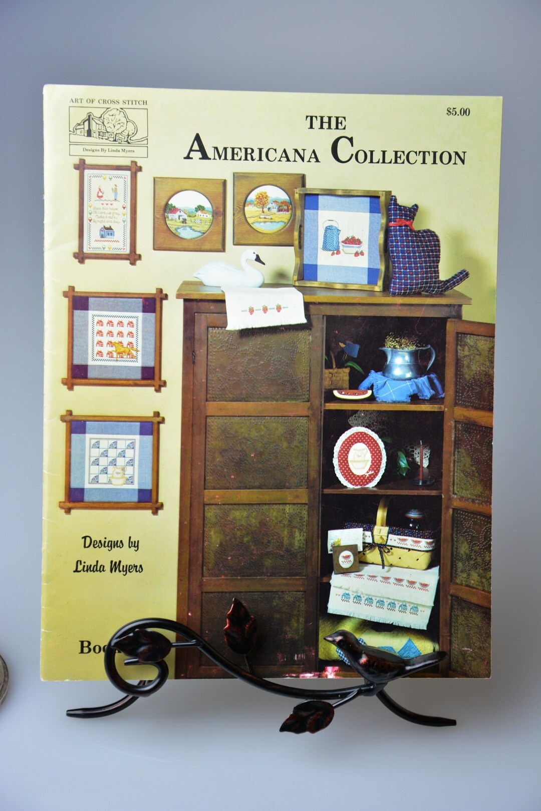 Vintage Cross Stitch Booklet the Americana Collection Designs by Linda ...