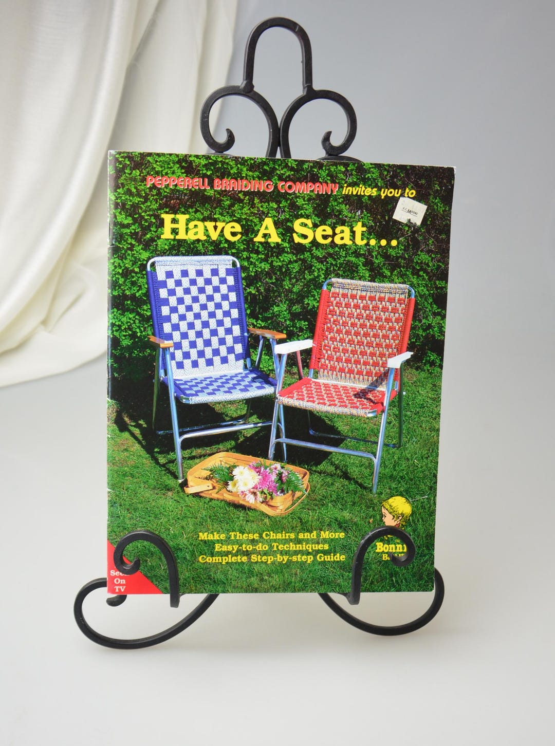 Macrame Workbook Pepperell Braiding Company Patterns of Lawn Chair ...