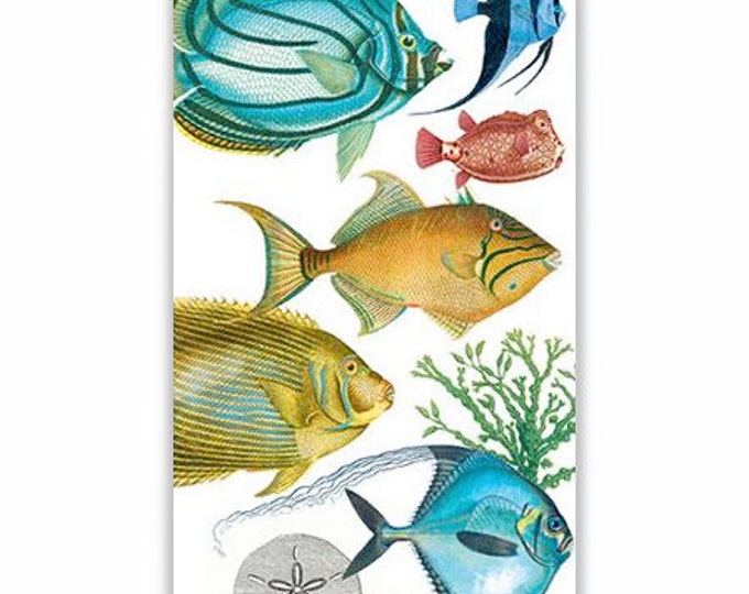 Two Tropical Fish Paper Napkins for Decoupage, Ocean World Decoupage ...