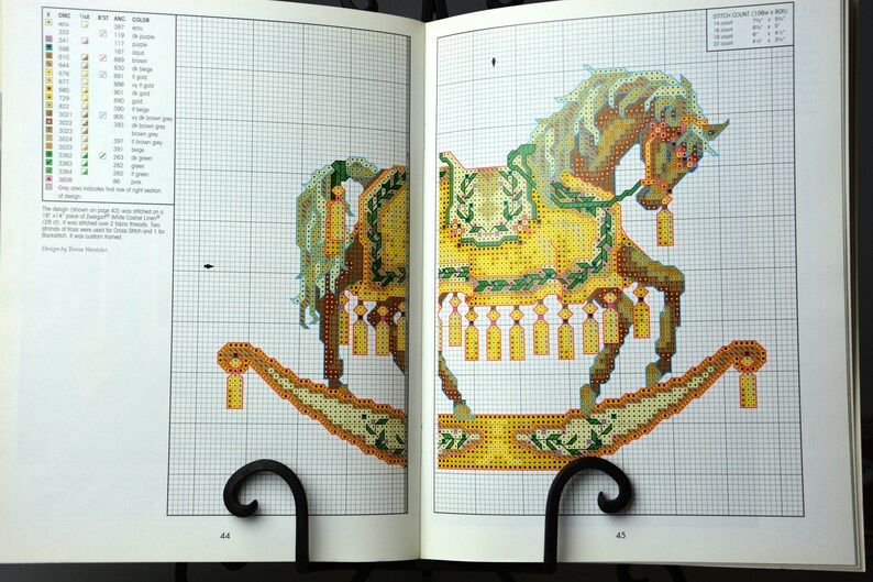 Rocking Horse in Cross-stitch Craft 4 Seasons Something for - Etsy ...