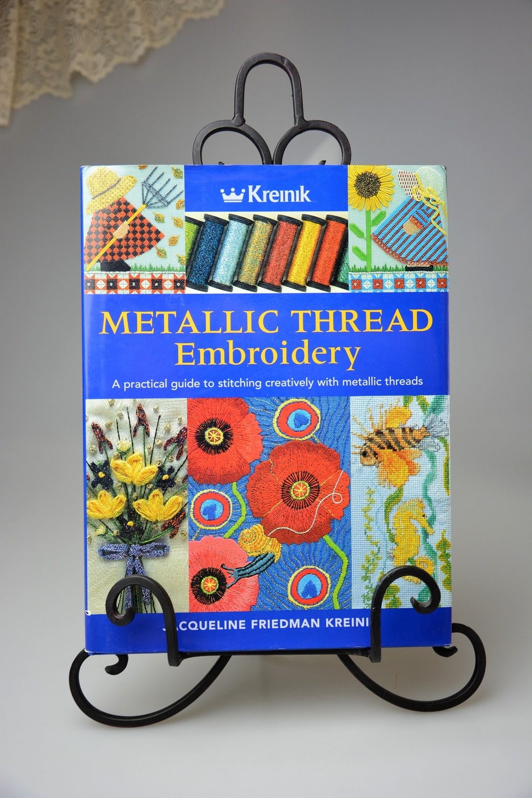 Vintage Craft Book Metallic Thread Embroidery A Practical Guide to ...