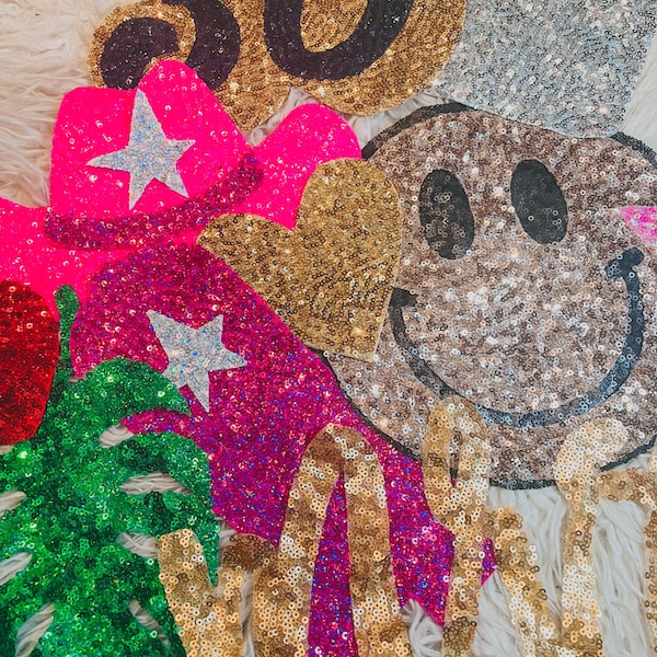 Sequined Patch - Etsy