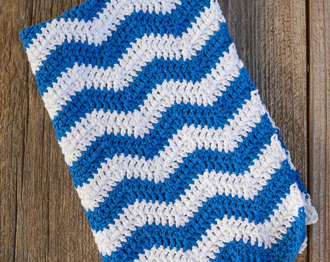 Ripple Crochet Dish Towel Pattern, Crochet Kitchen Towel Pattern - Etsy