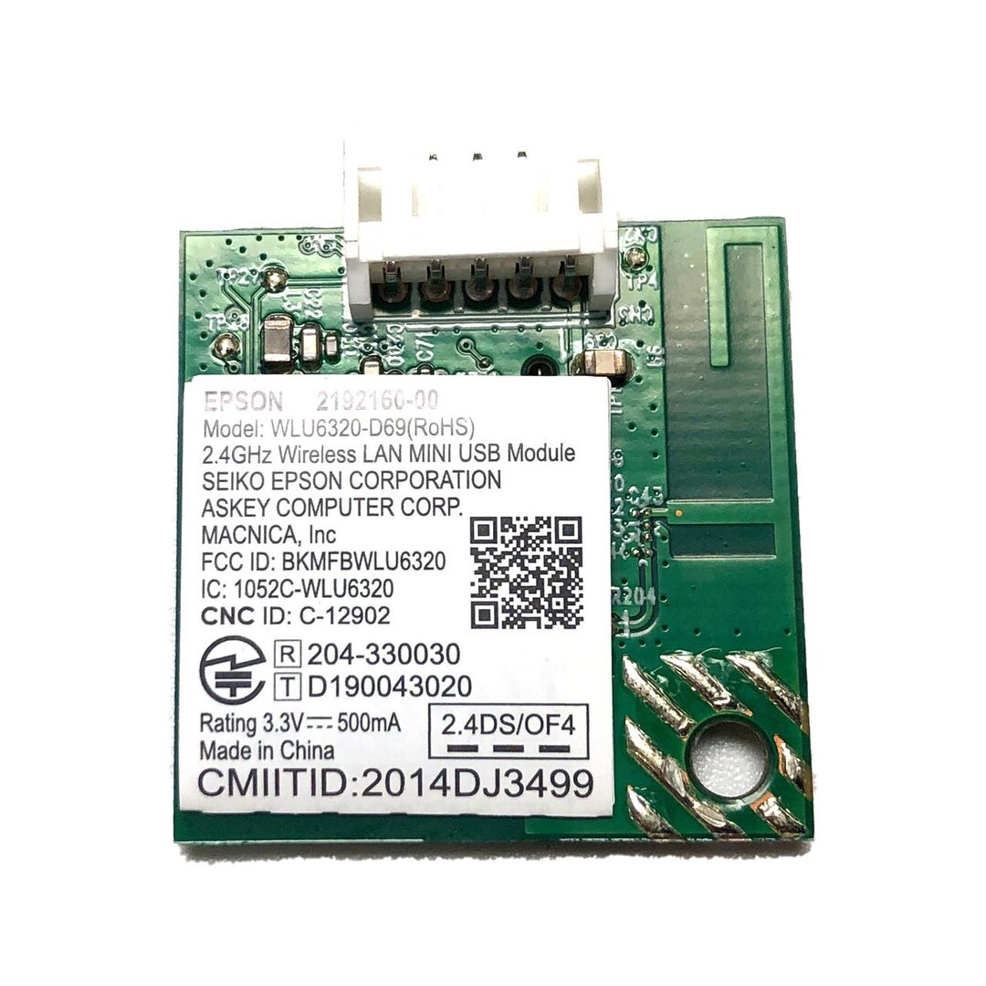 5 Pin Horizontal Connect Epson Wifi WLU6320 Wireless LAN Module WIFI ...