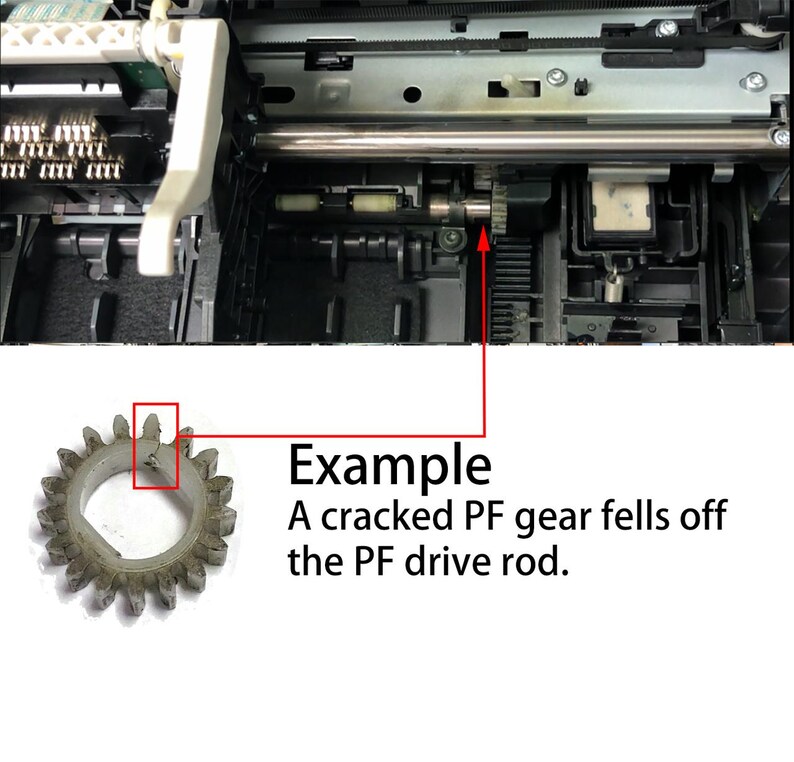 HP Officejet Pro 90xx Paper Feed Gear (PFG) - Carriage Jam Fix - Etsy