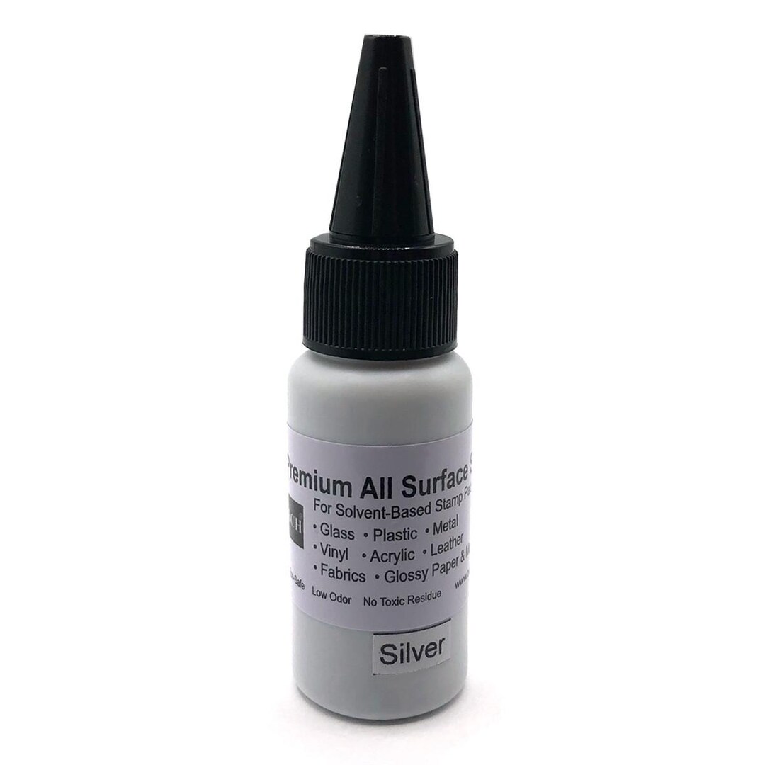 BCH Premium All-surface Stamp Ink - Solvent Based Fast Dry Silver - Etsy