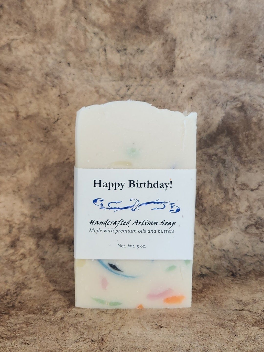 Happy Birthday Soap, Gardenia Jasmine Scent, Handmade Artisan Soap - Etsy