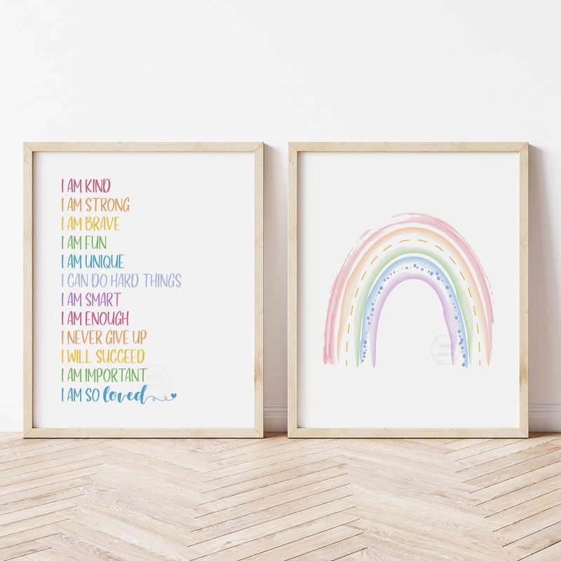 Rainbow Wall Art - Etsy
