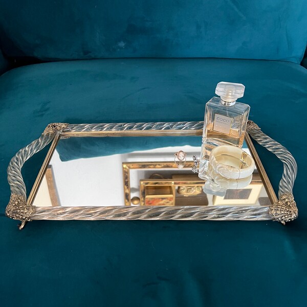 Glass Vanity Trays - Etsy