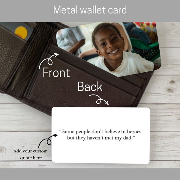 Metal Wallet Card - Etsy