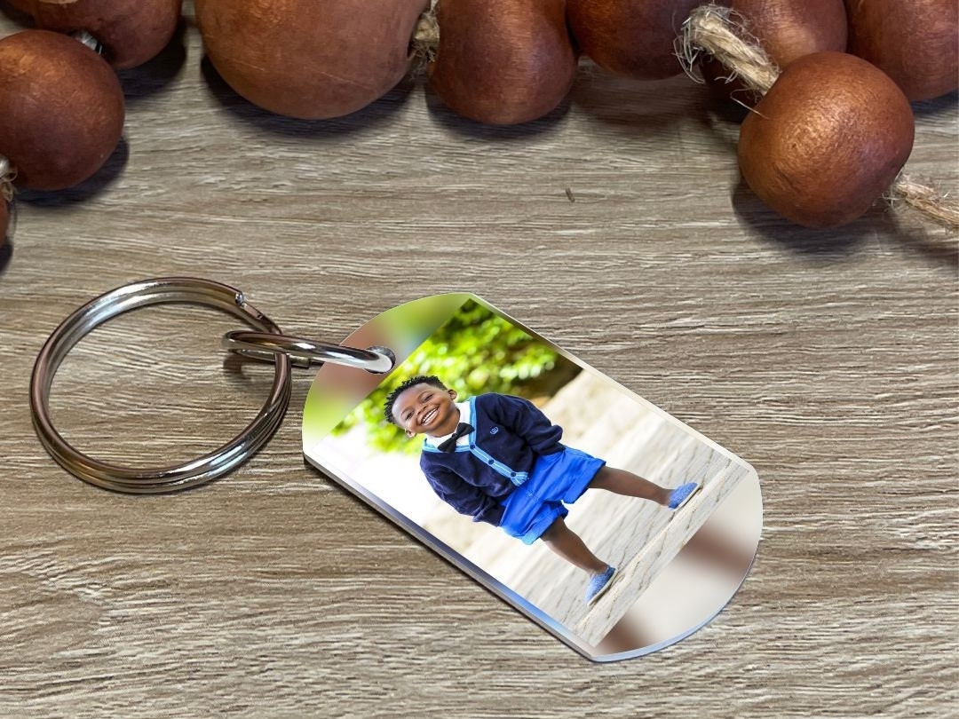Picture Keychain for Dad Personalized Father's Day Gifts - Etsy