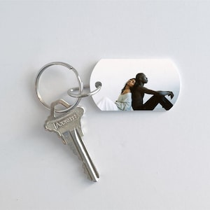 Photo Keychain, Picture Keychain for Boyfriend or Husband, Car Key, Tag ...