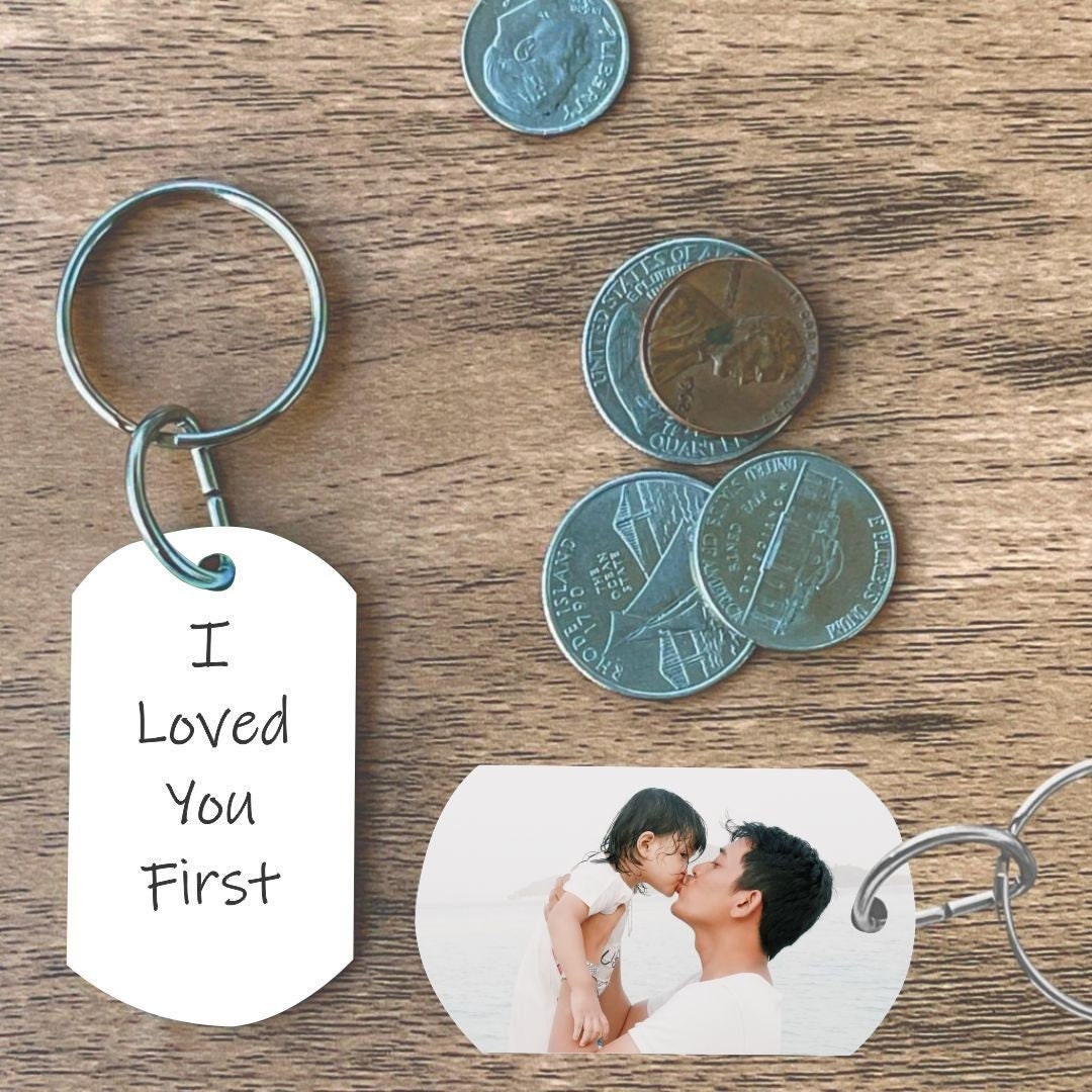 Dad Keychain, Father of the Bride Gift, Personalized Keychain, Quote ...