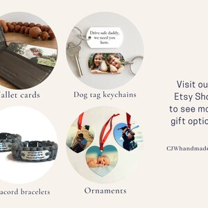 Father's Day Gift, Photo Wallet Card Insert, Picture Card for Dad ...