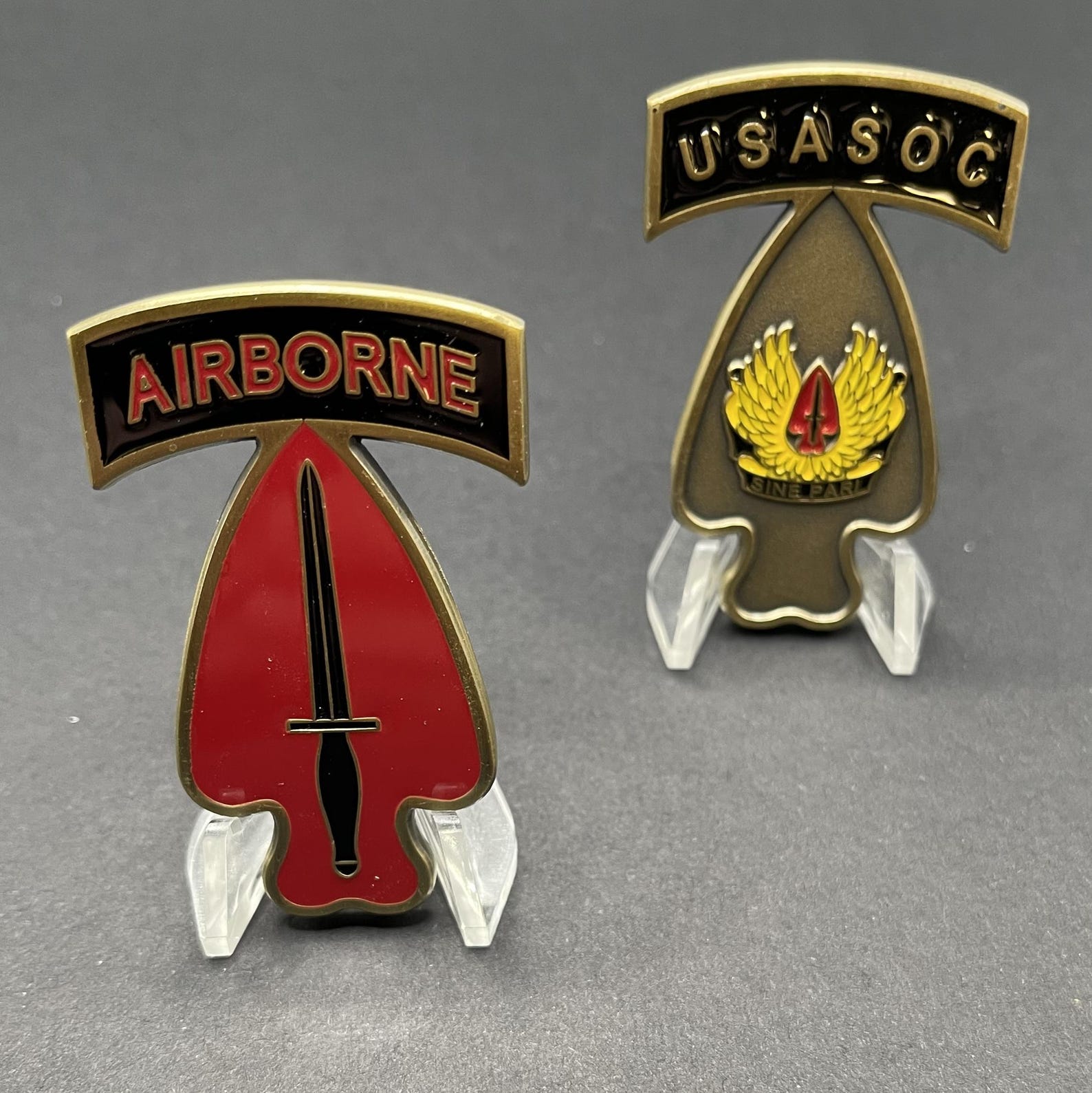 U.S. Army Special Operations Command - Arrowhead Challenge Coin - Etsy