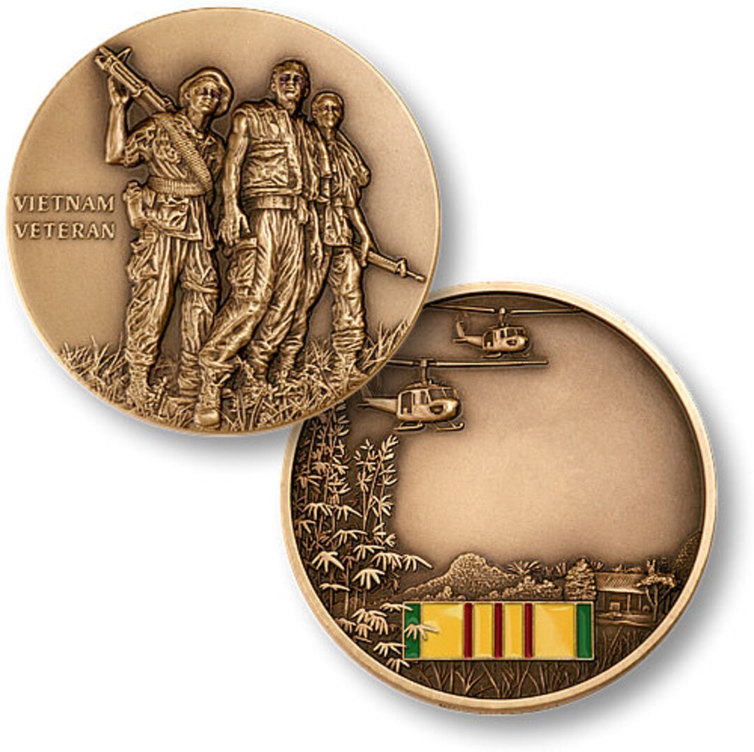 Vietnam Veteran Challenge Coin - Etsy