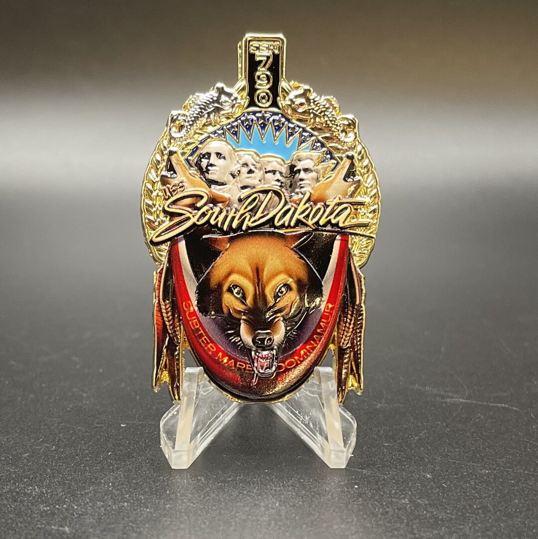 USS South Dakota SSN-790 Challenge Coin - Etsy