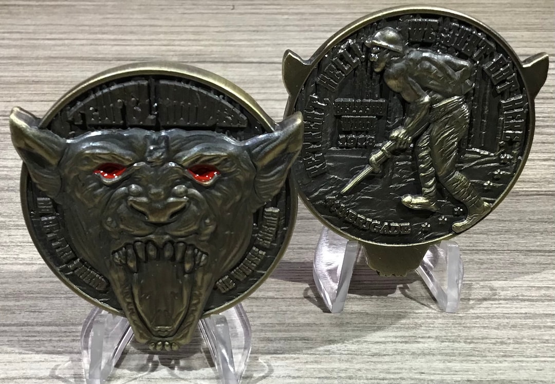US Marine Corps Teufel Hunden Devil Dog Challenge Coin - Etsy