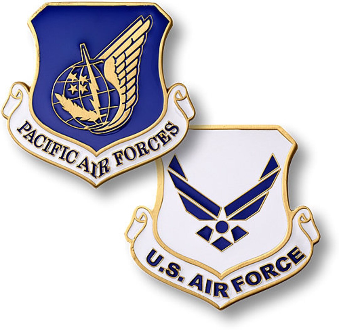 PACIFIC Air Force Command Challenge Coin - Etsy