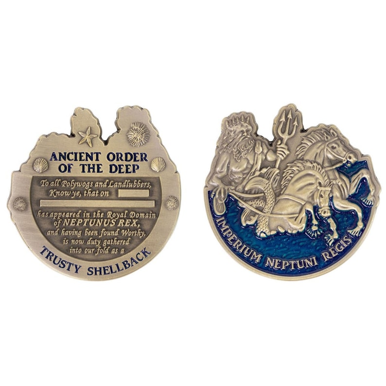 Ancient Order of the Deep Shellback Challenge Coin - Etsy