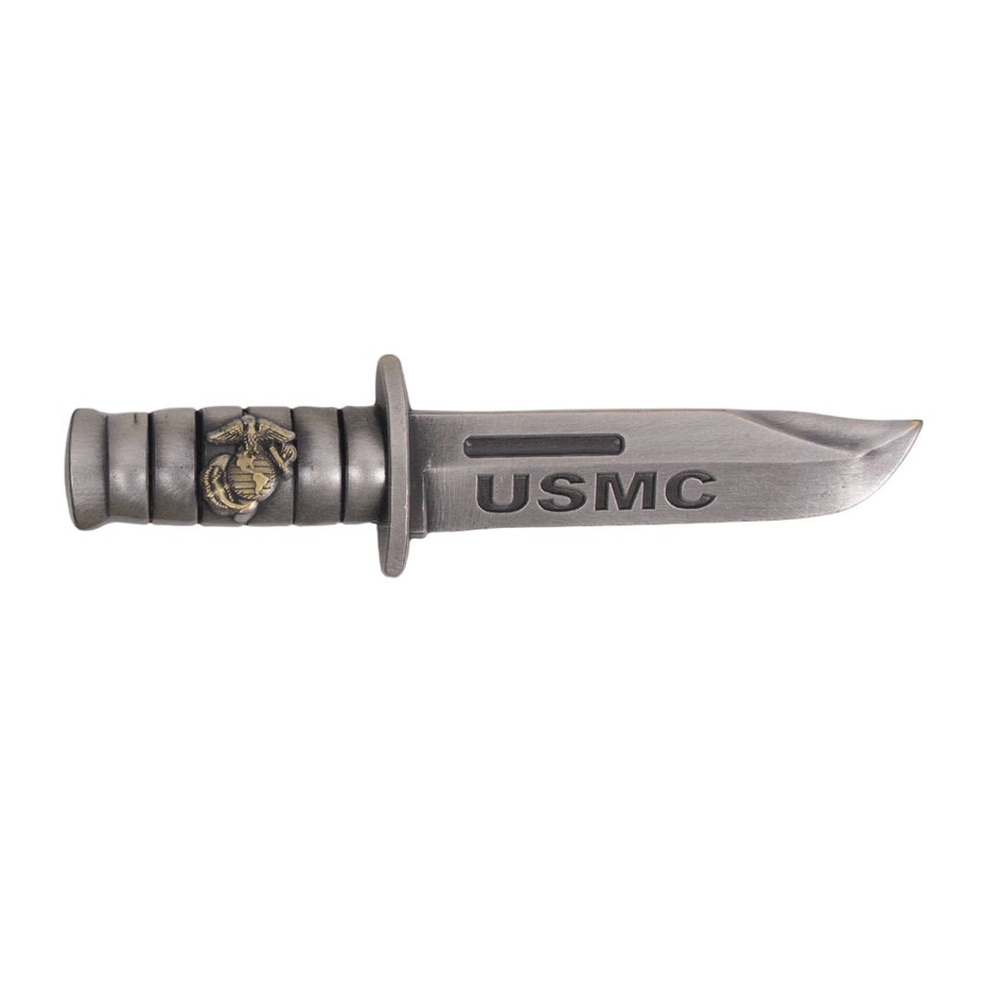 US Marine Corps K-bar Letter Opener / Challenge Coin - Etsy