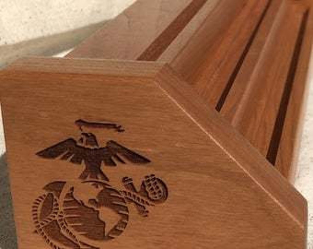 Natural Cherry 15-21 Challenge Coin Display for Marine Corps USMC - Etsy