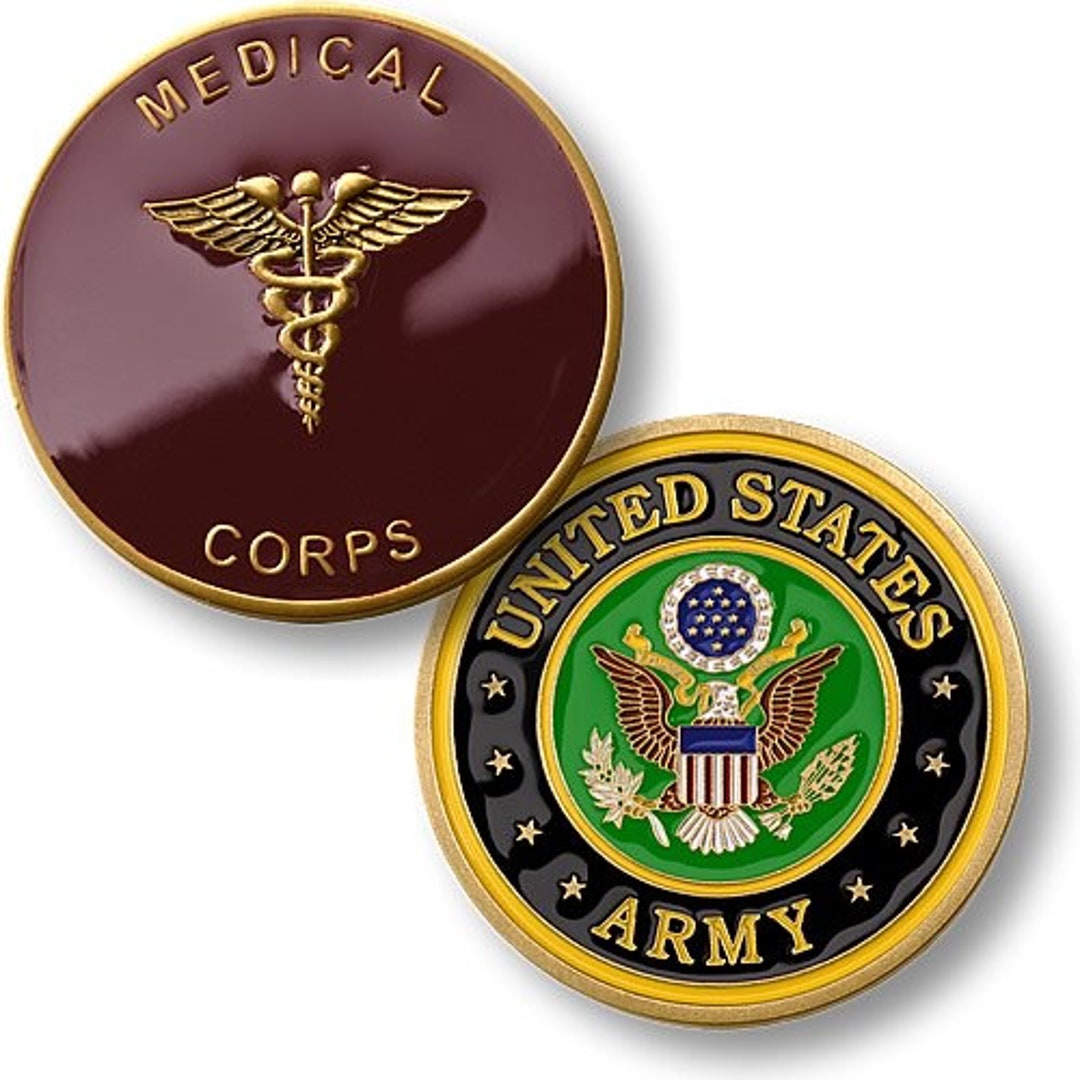 United States Army MEDICAL Corps Challenge Coin - Etsy