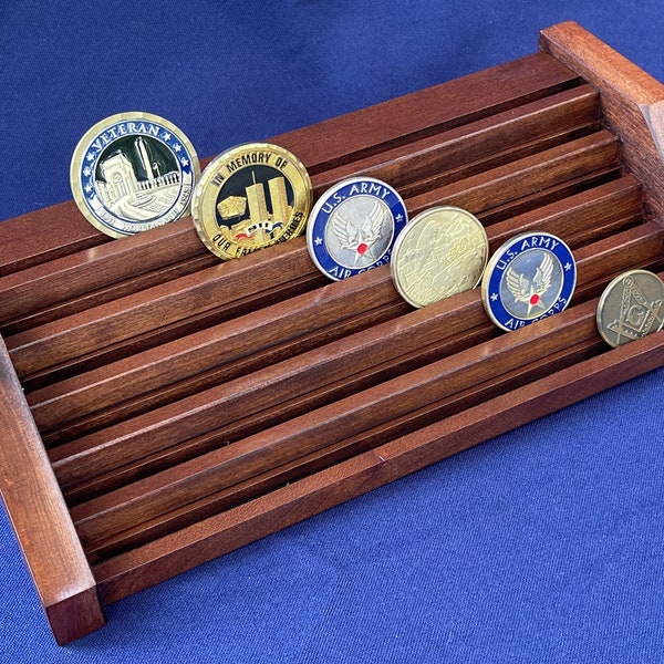 Challenge Coin Display - Etsy