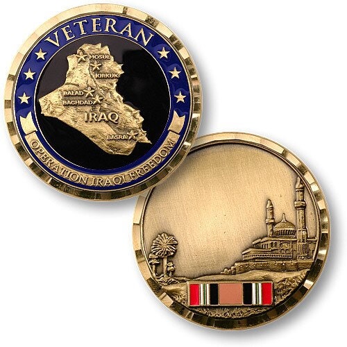 Operation Iraqi Freedom Veteran Challenge Coin - Etsy