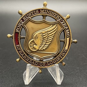 Fort Eustis Ministry Teams Challenge Coin Spearhead of Logistics - Etsy