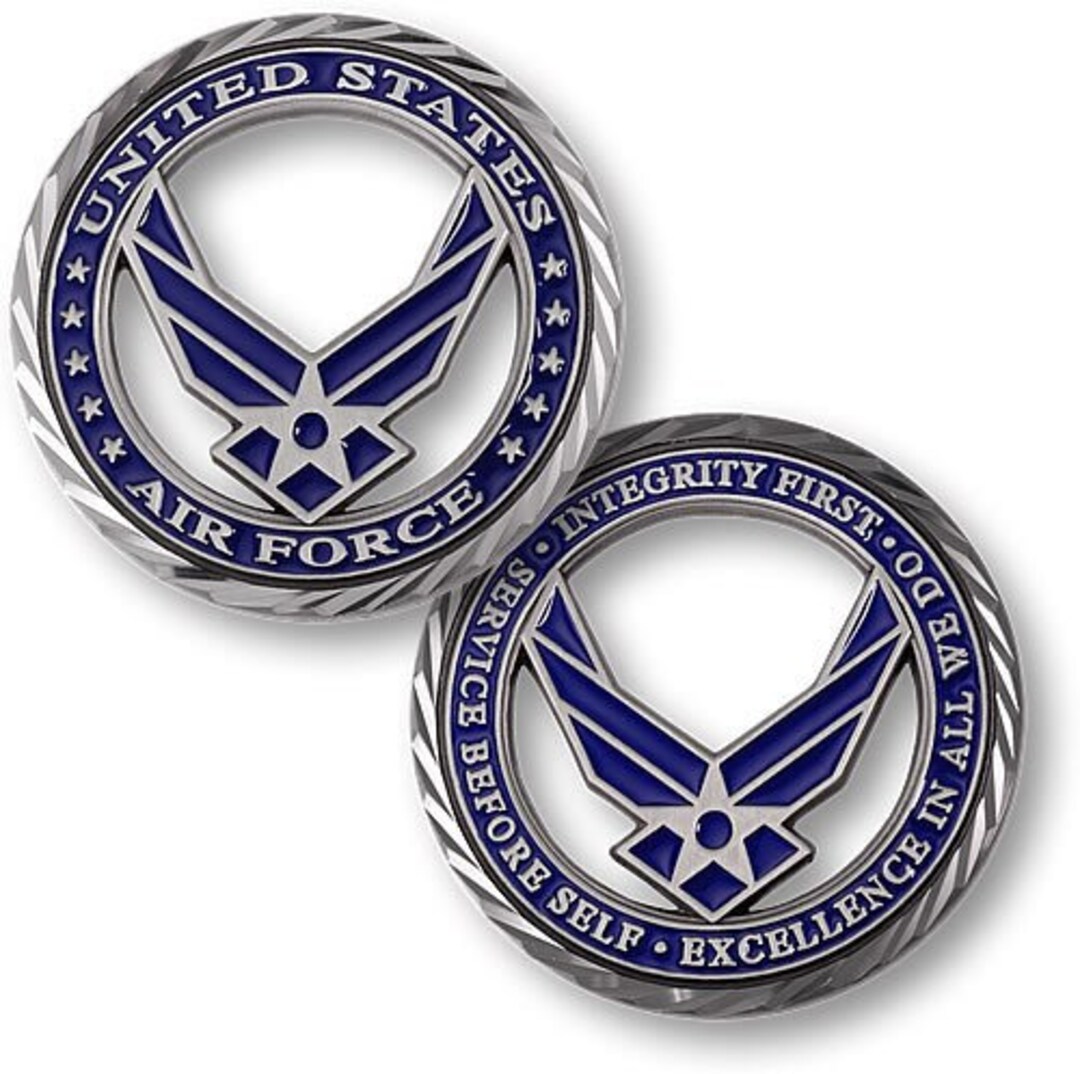 United States Air Force Core Values Challenge Coin - Etsy