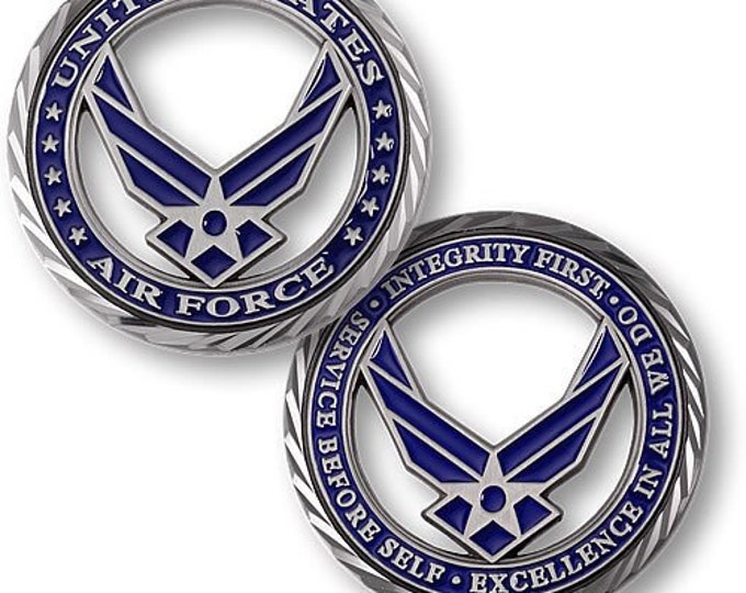United States Air Force Core Values Challenge Coin - Etsy